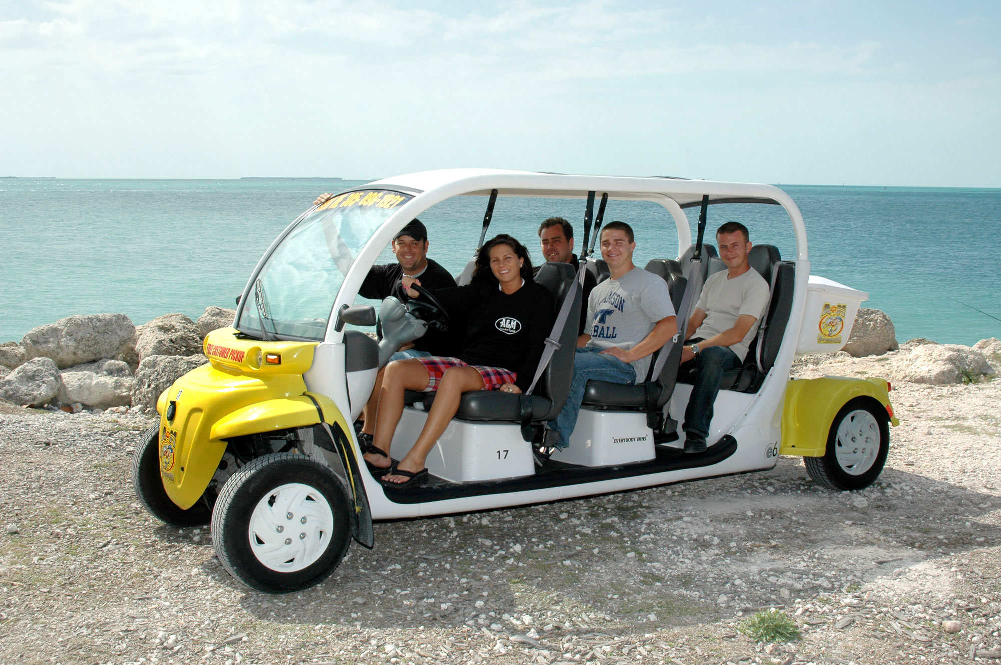 Key West 6 Seater Electric Car Rental 2025 ~ Tours of Key West